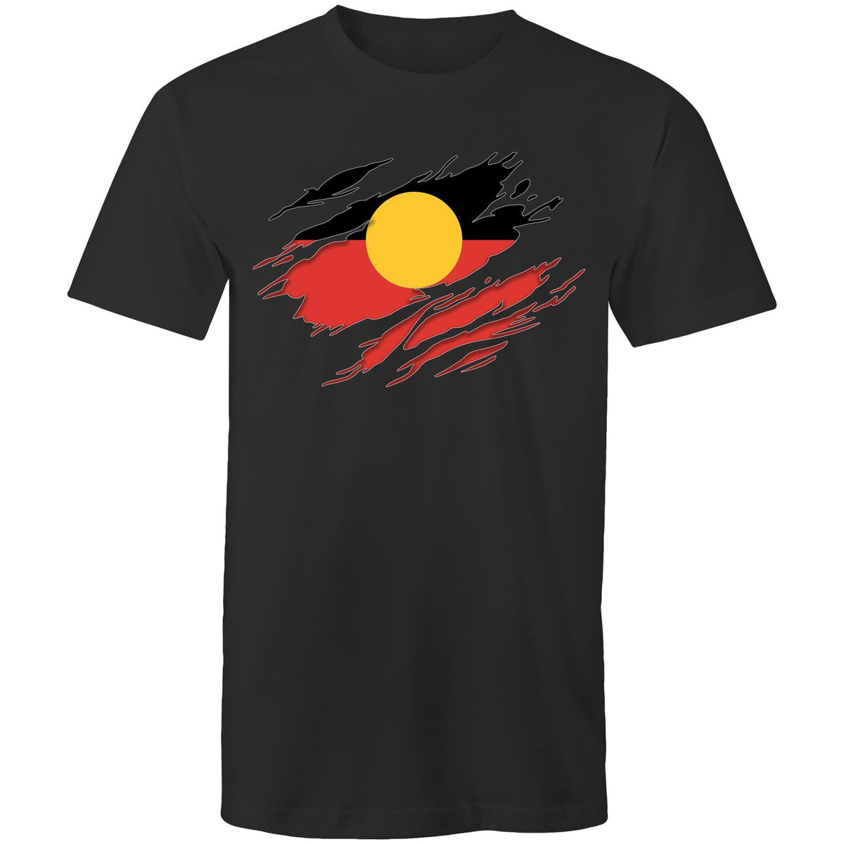 'Ripped Effect' T-Shirt – Indigenous Grapevine