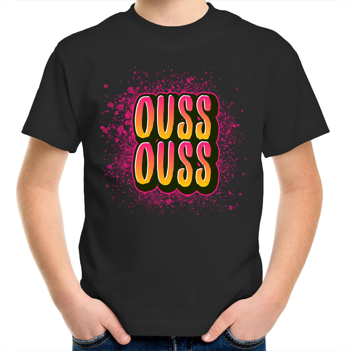 'OUSS OUSS' Kids T-Shirt – Indigenous Grapevine