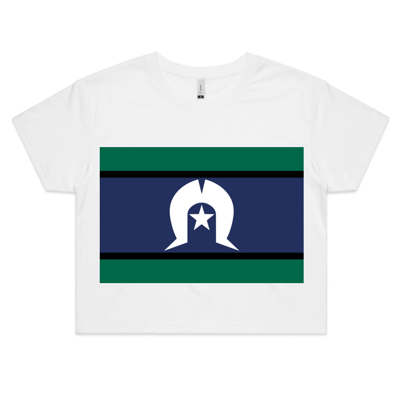 'TSI Flag' Crop Tee – Indigenous Grapevine